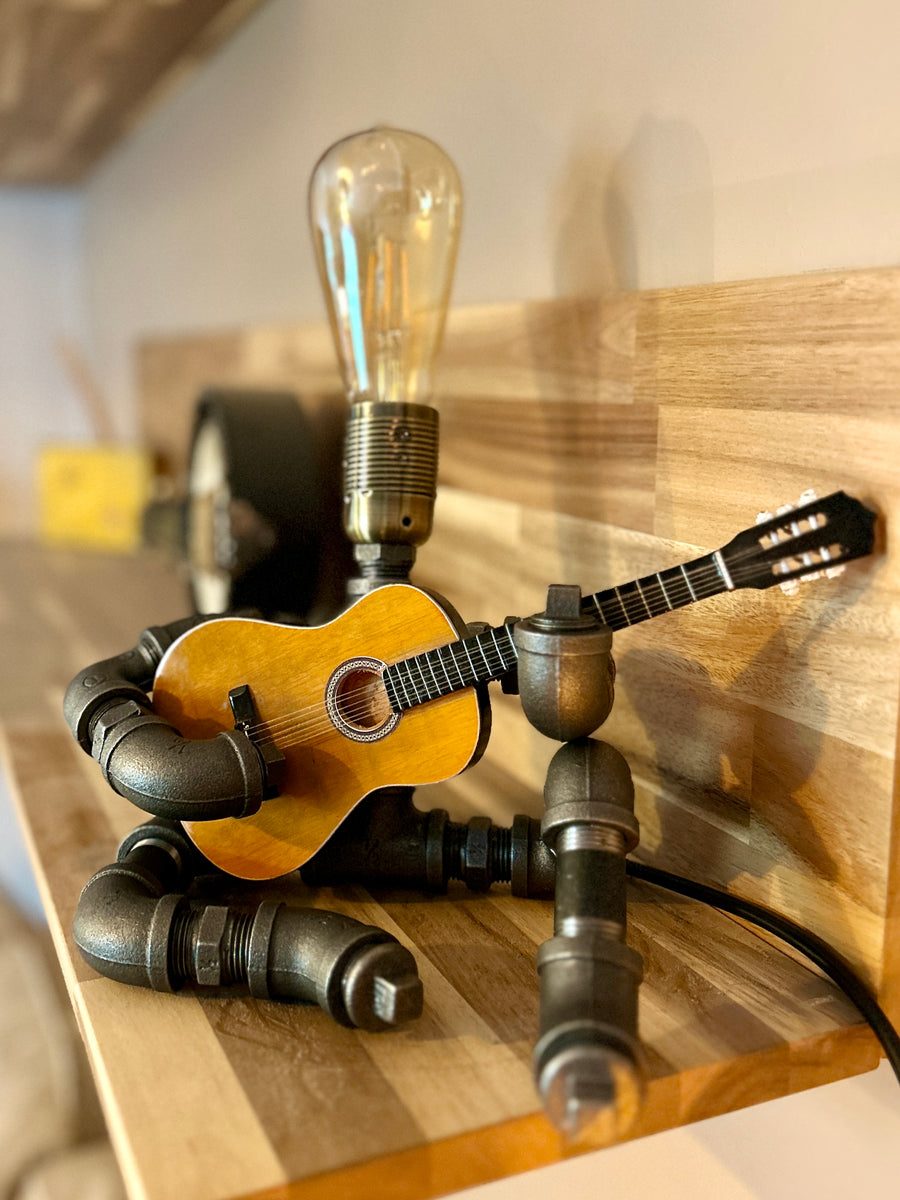 Guitar Lamps – Pipe 'n' Pallet
